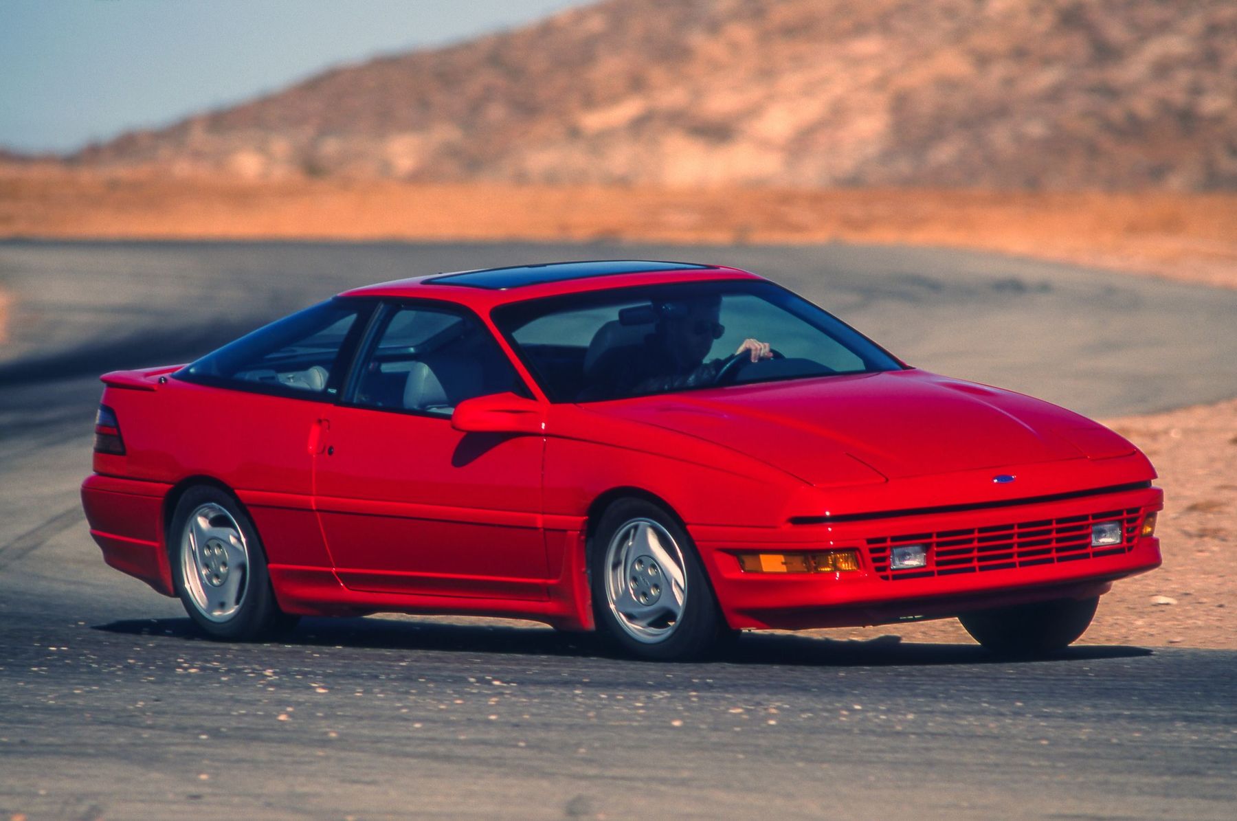 1990 ford probe red